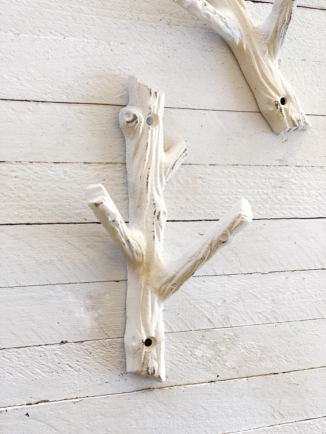 Cast Iron Tree Branch Hook, Wall Hooks, Bathroom Hooks, Towel Hooks ...