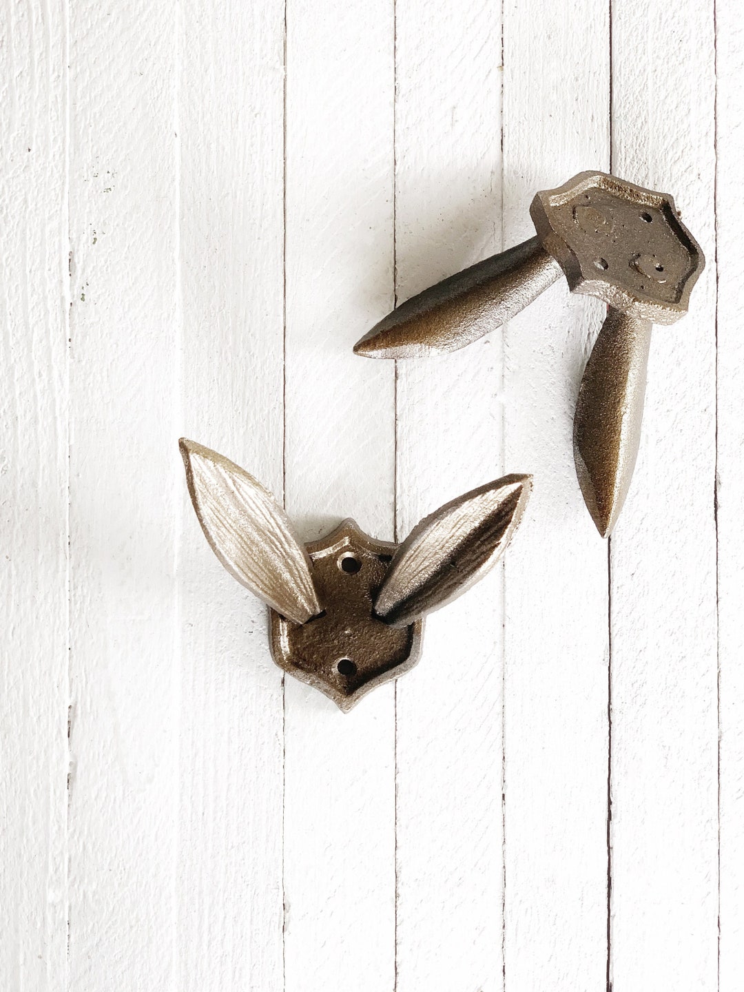Iron Rabbit Wall Hook Metal Wall Decor Iron Wall Decor Key Hook - Etsy