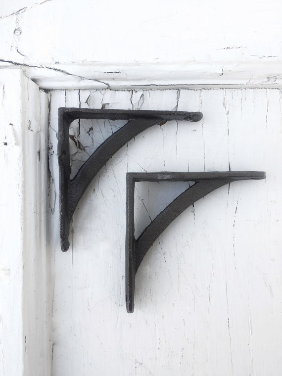 Small Iron Brackets Country Home Decor Open Shelf Kitchen | Etsy