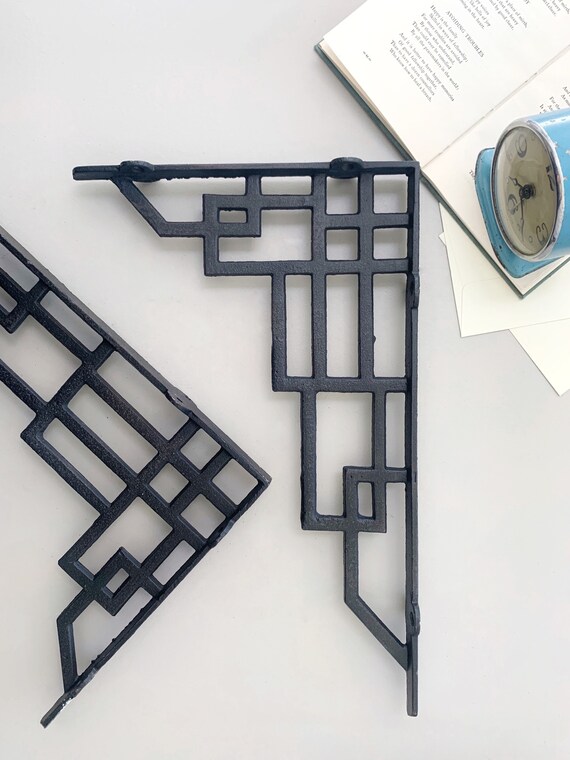 Brackets for Shelves Extra Large Set of 2 Modern Home | Etsy