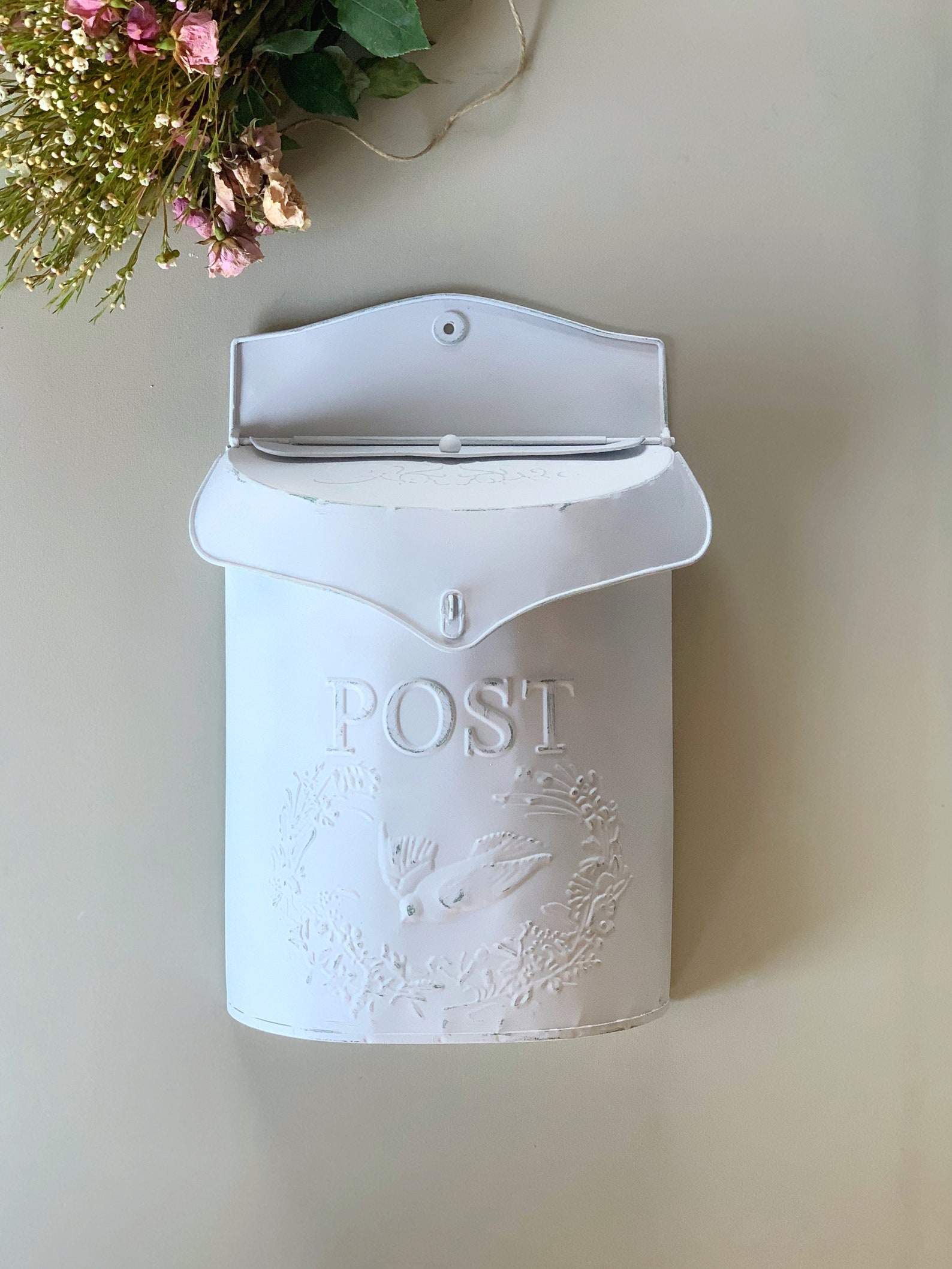 Mailbox Post Metal Box Wedding Card Box Post - Etsy