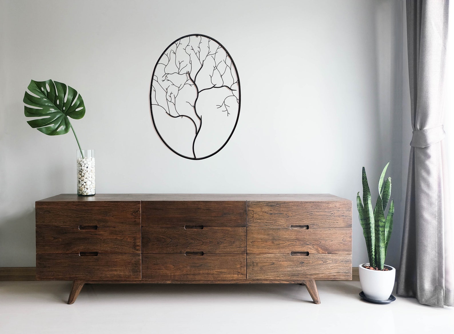 Metal Tree Wall Art Wall Decor Metal Tree Wall Decorwedding | Etsy