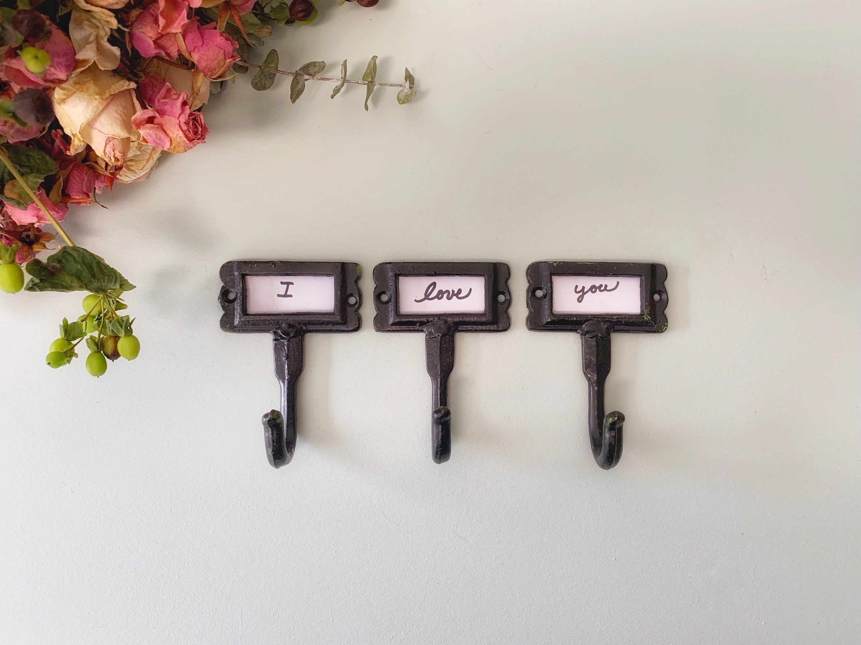 Name Plate Wall Hook Name Plate Holder - Etsy