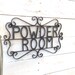 Powder Room Sign Bathroom Decor Powder Room Decor Rustic - Etsy
