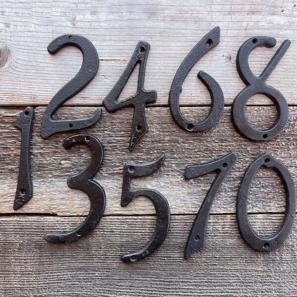 Copper House Numbers - Etsy