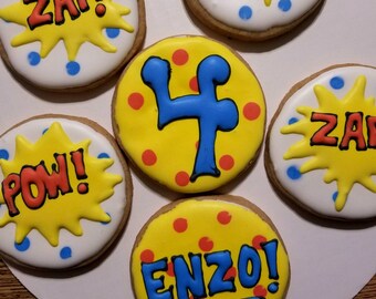 Superhero cookies | Etsy