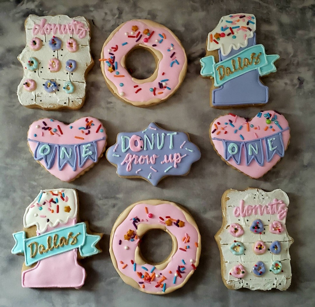 DONUT grow up cookies 12 - Etsy.de