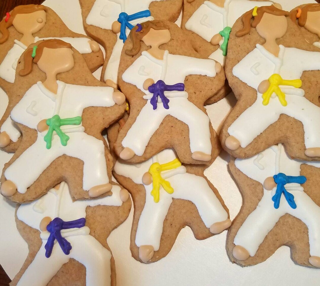 Karate Cookies 12 - Etsy