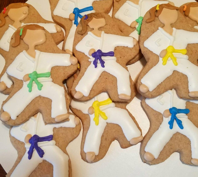 Karate Cookies 12 - Etsy