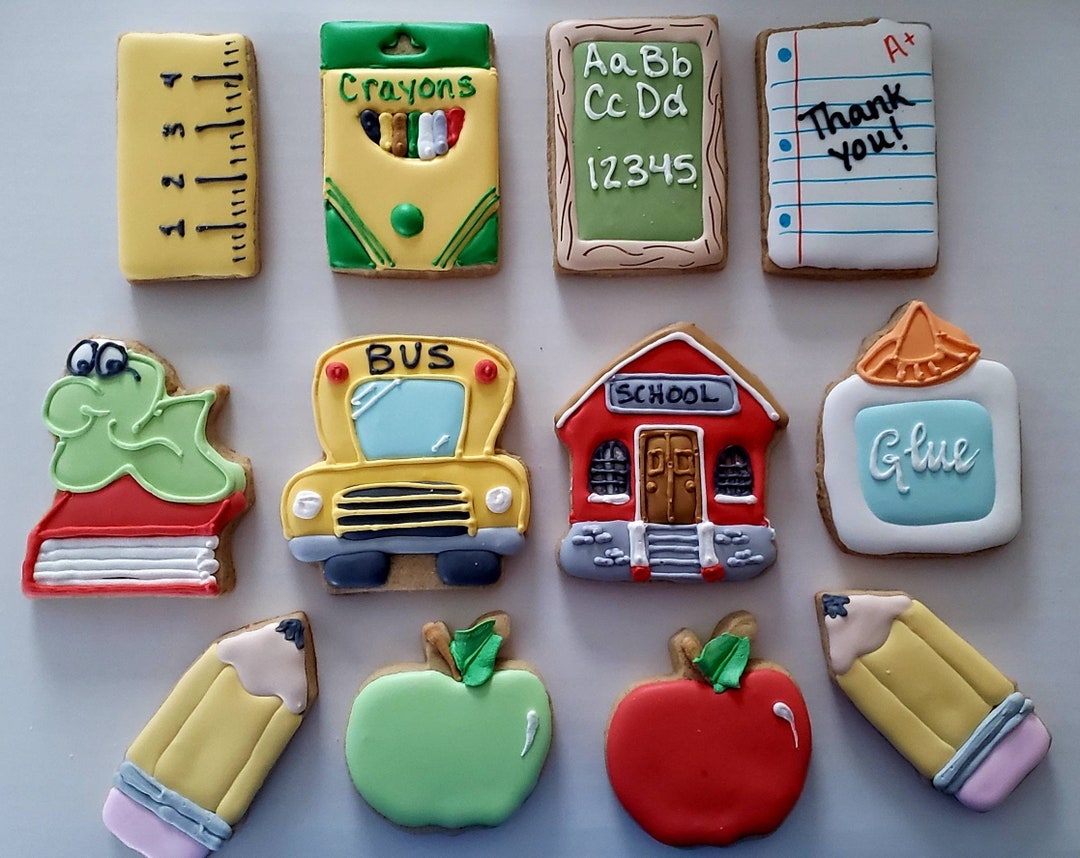 Teacher Cookies - Etsy
