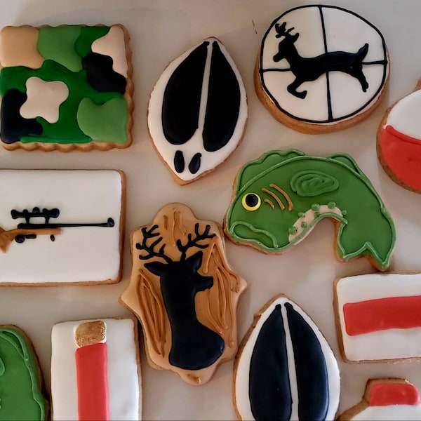 Hunting Cookies - Etsy