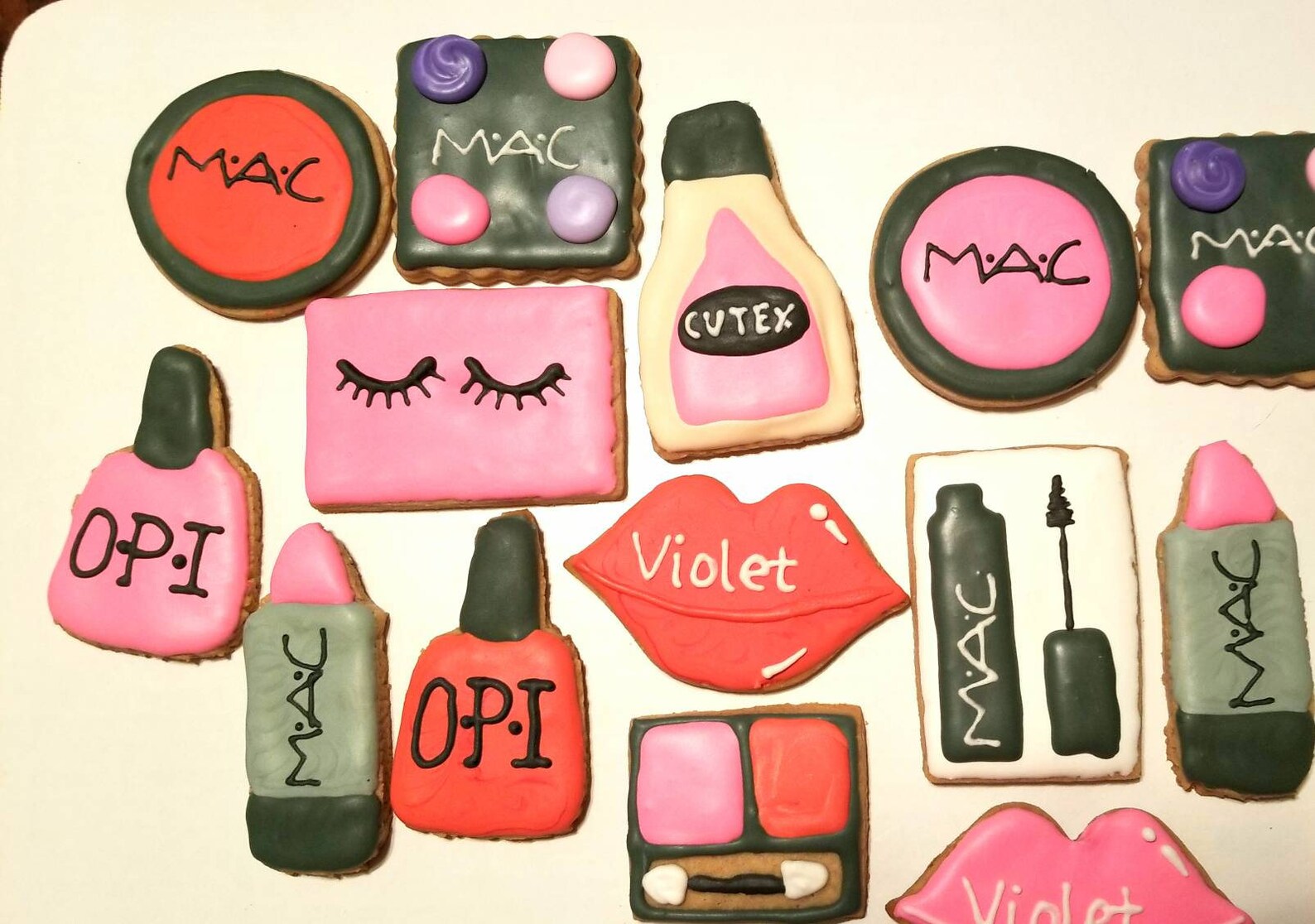 Makeup Cookies 12 - Etsy