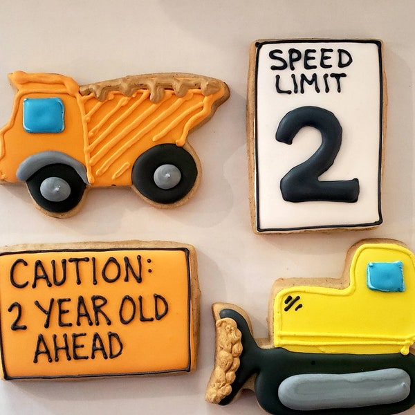 Construction Cookies - Etsy