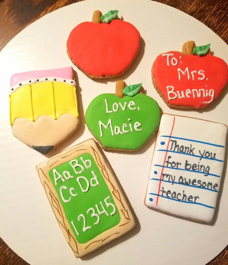 Teacher cookies | Etsy