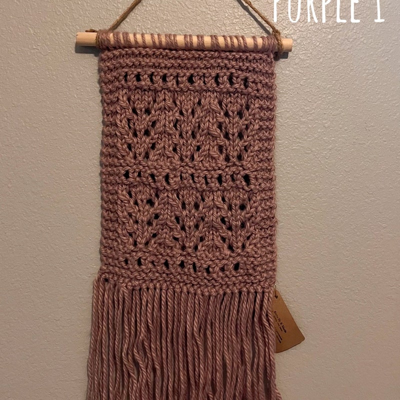 Knitted Wall Hanging - Etsy