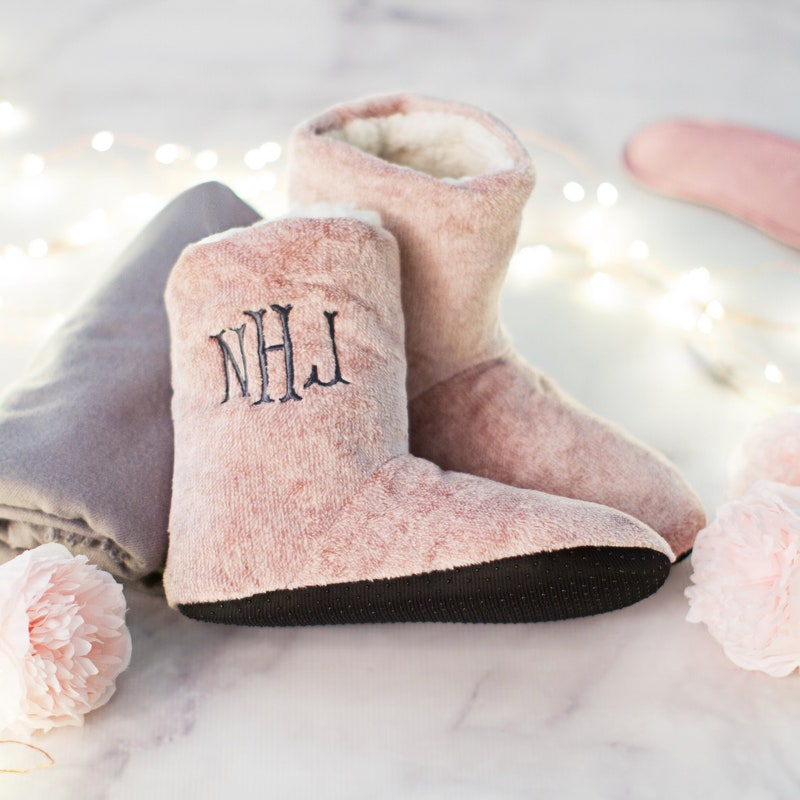 Sherpa Slippers Booties - Etsy