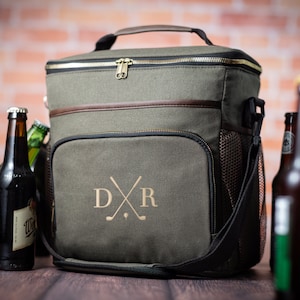 Personalized Large Golf Beer Cooler, 12 Bottle Cooler, Golf Lover Gift ...
