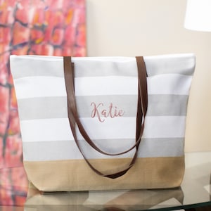 Personalized Bridesmaids Gift Bag, Bridesmaids Tote, Cute Tote, Bridal ...