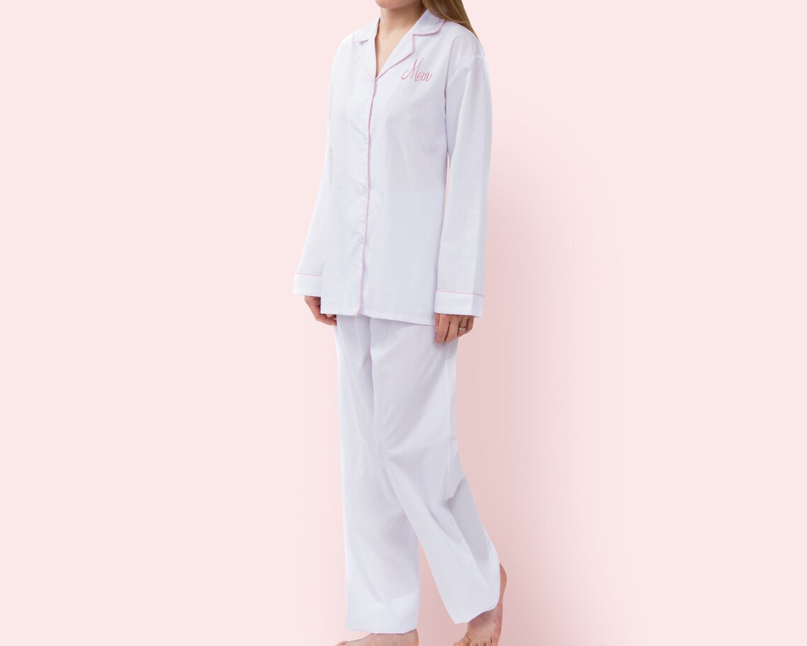 Personalized Pajamas Monogrammed Pajama Set Gift for | Etsy