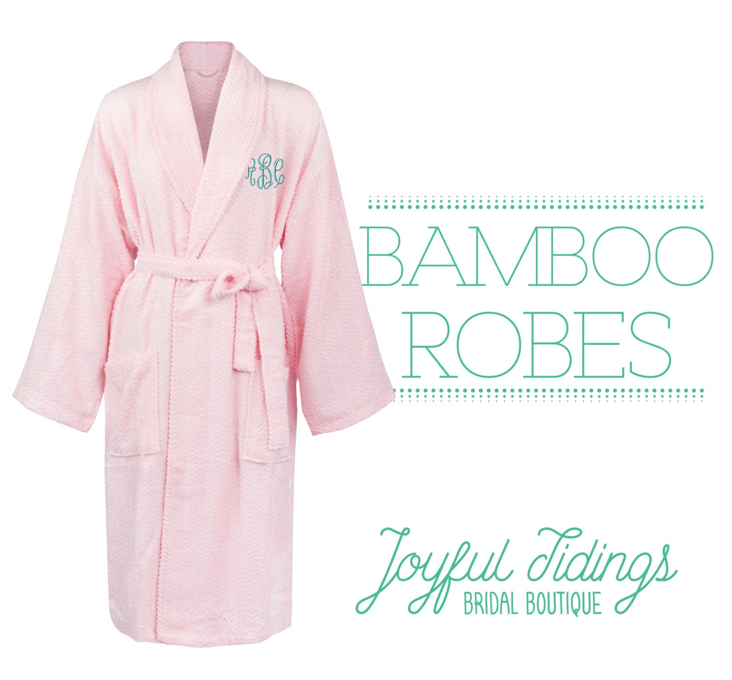 Personalized Bridesmaid Robes, Luxury Bamboo Robes, Bridesmaid Gift ...