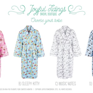 Personalized Holiday Gift Robe, Christmas Gift, Holiday Exchange Gifts ...