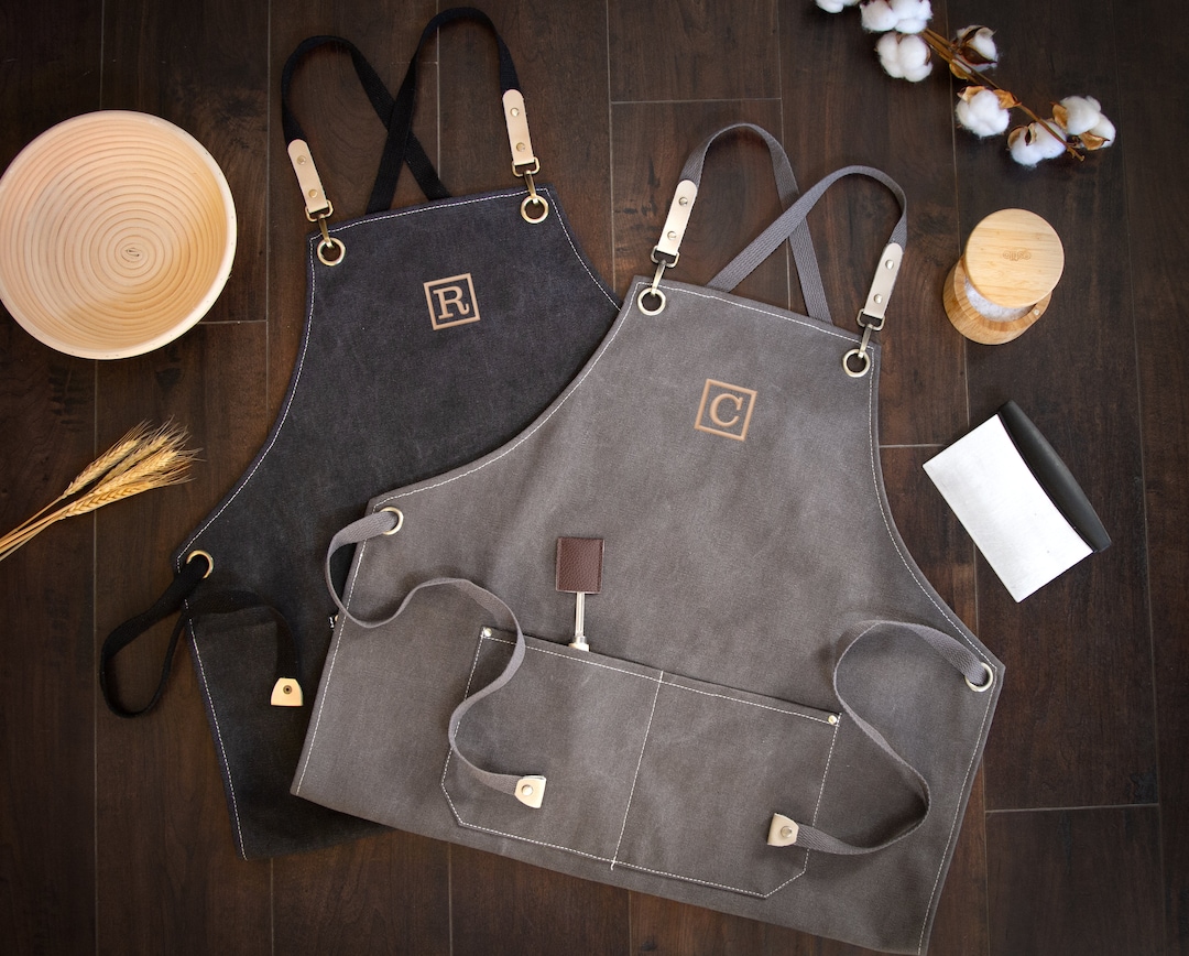 Heavy Duty Canvas Apron Christmas Gift, Custom Gift for Him, Chef's ...