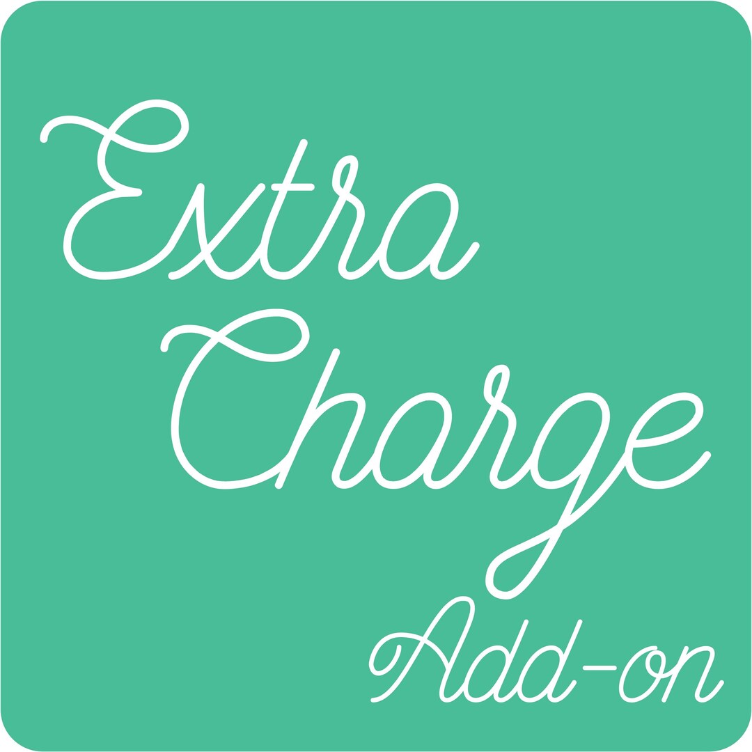 Extra Charge Order Add-on - Etsy