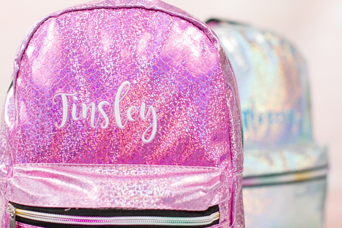 Personalized Mini Glitter Backpack, Custom Easter Basket, Personalized ...