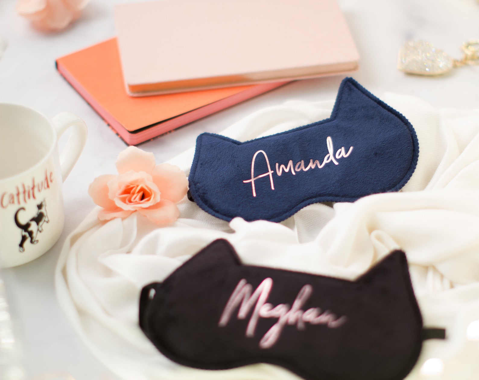 Personalized Eye Mask, Bachelorette Party Favors, Soft Kitty Sleep Mask ...