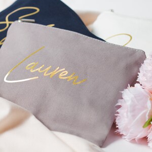 Personalized Back to School Gift, Pencil Bag Case, Handwritten Script ...