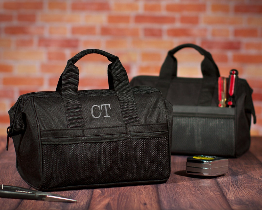 Personalized Tool Bag, Custom Gift for Dad, Monogrammed Small Tool Bag ...