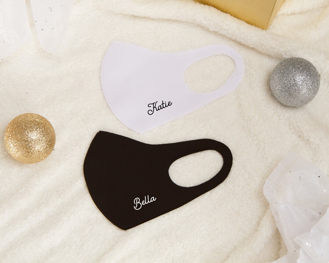 Personalized Face Mask, Custom Name Mask, Christmas Gift Mask, Stocking ...