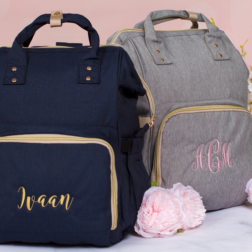 Diaper Bag Nappy Baby Bag. Backpack PERSONALIZED Name - Etsy
