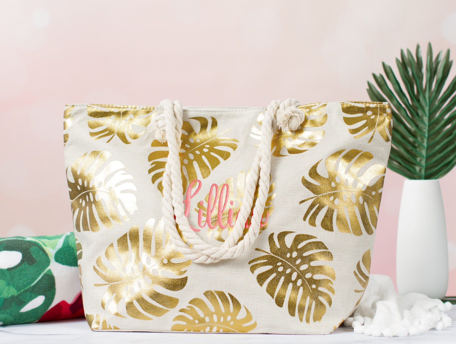 Personalized Beach Tote Bag Custom Birthday Gift Gift Bag - Etsy