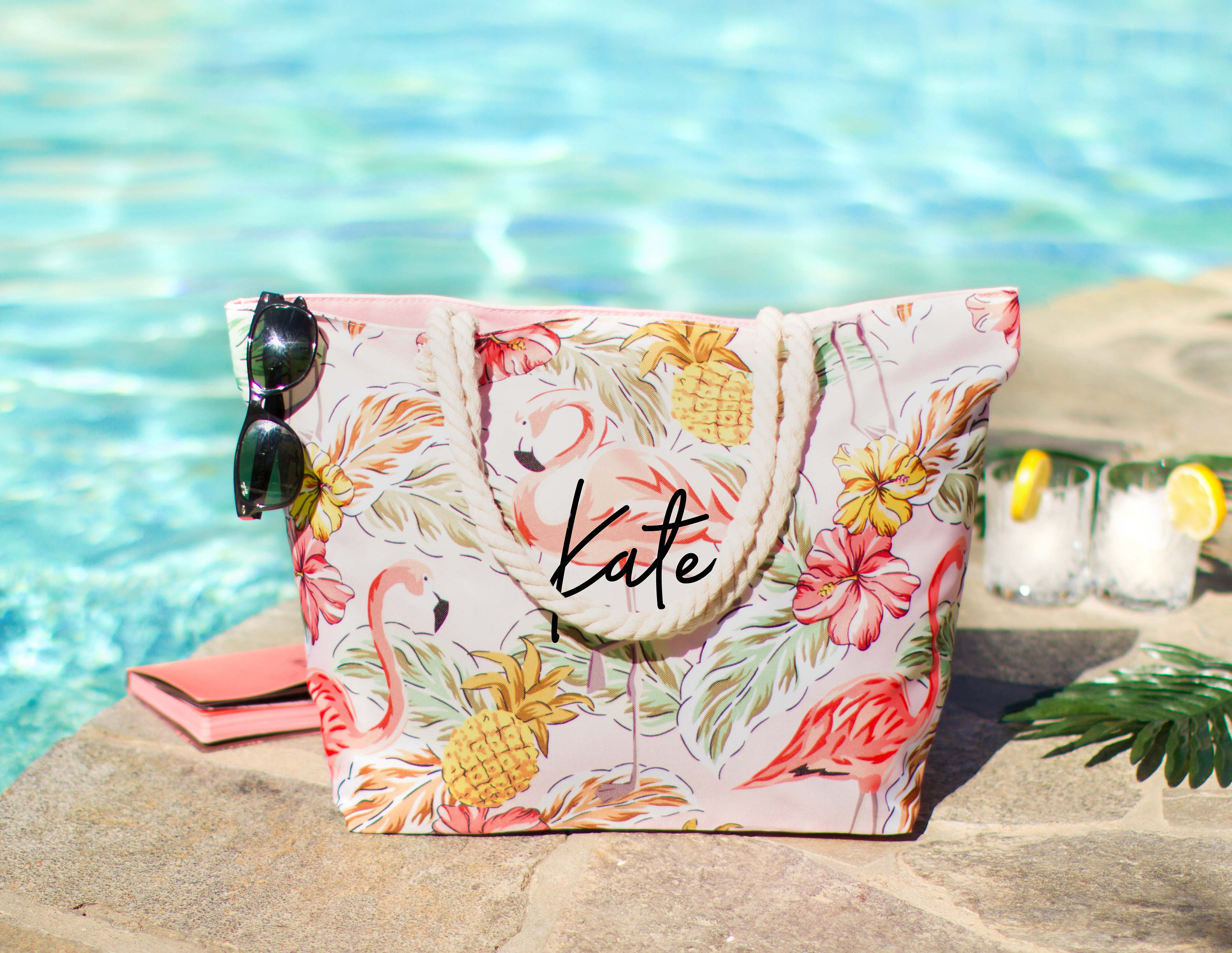 Personalized Beach Tote Bag Custom Bridesmaids Gift Bag - Etsy