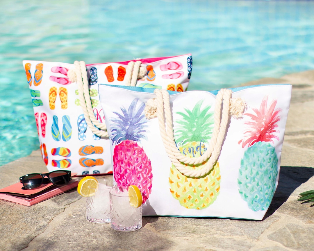 Personalized Beach Tote, Bridesmaids Gift Bag, Bridesmaids Beach Bag ...