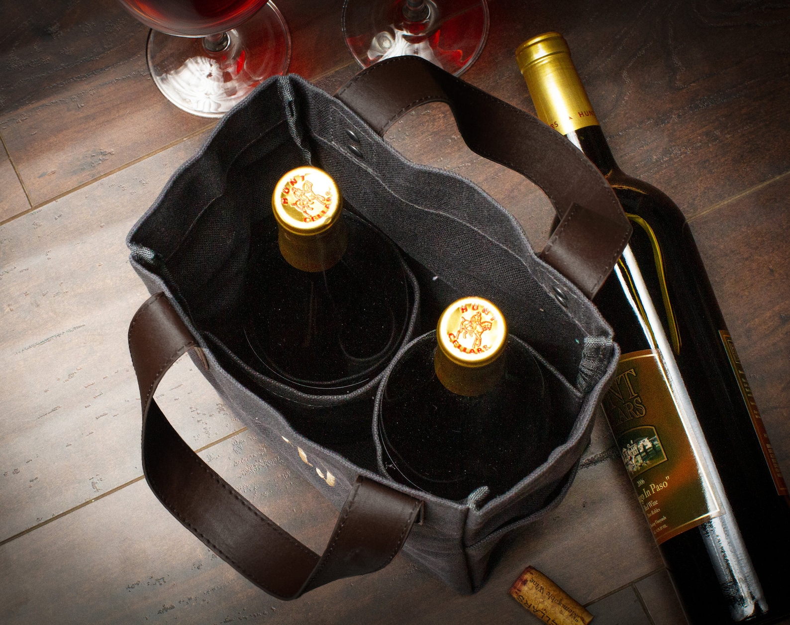 Double Bottle Custom Wine Bag Gift, Wine Christmas Present, Hanukkah ...