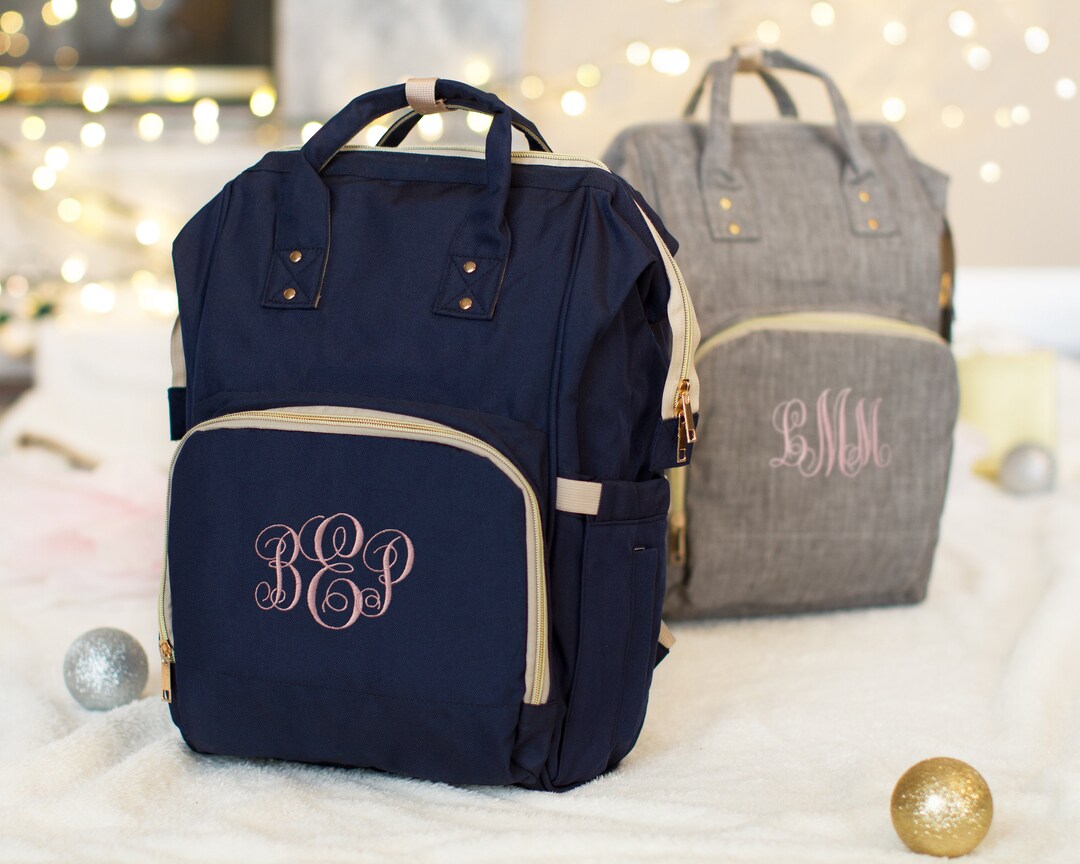 Personalized Diaper Bag, New Mom Christmas Gift, Holiday Baby Gift Bag ...