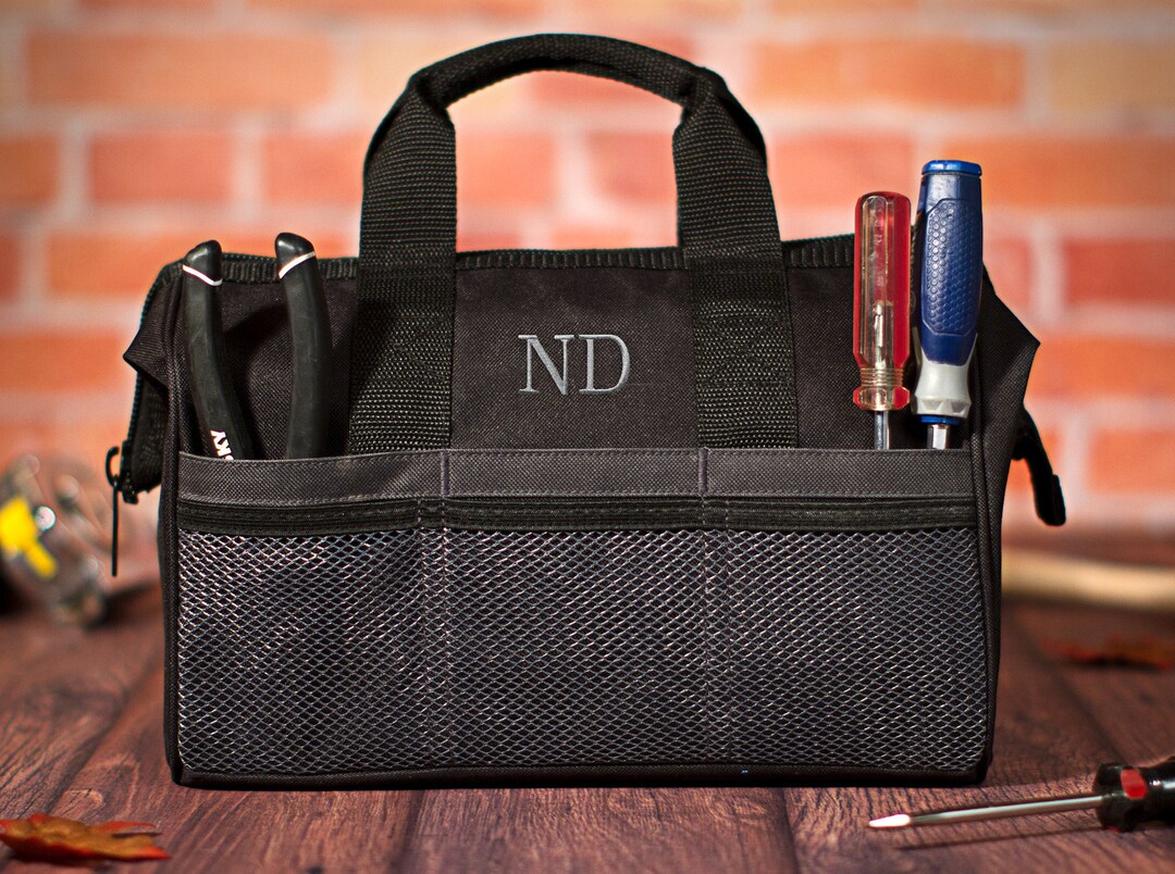 Personalized Tool Bag, Custom Groomsmen Gift, Monogrammed Small Tool ...