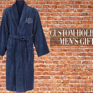 Personalized Men's Holiday Gift Custom Gift Robe for Him - Etsy