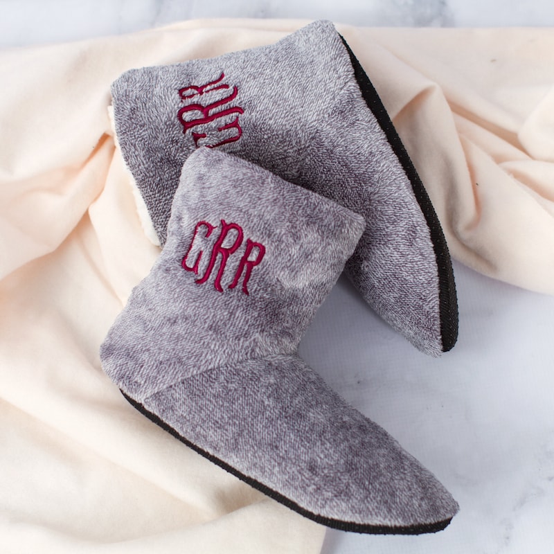 Embroidered Slippers - Etsy