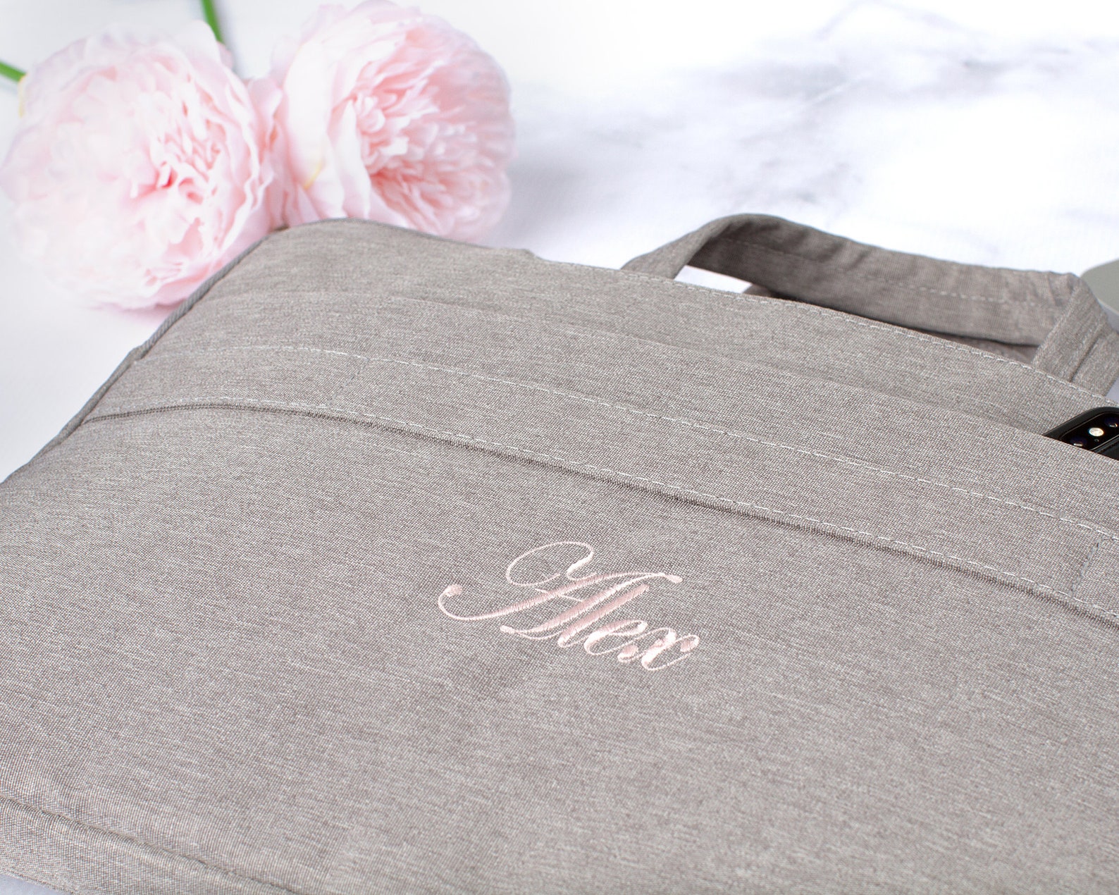 Monogrammed Laptop Sleeve, Custom Laptop Tablet Case, Personalized ...