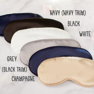 Bridesmaid Gift Custom Printed Eye Mask, Bridal Party Gift Set Sleep ...