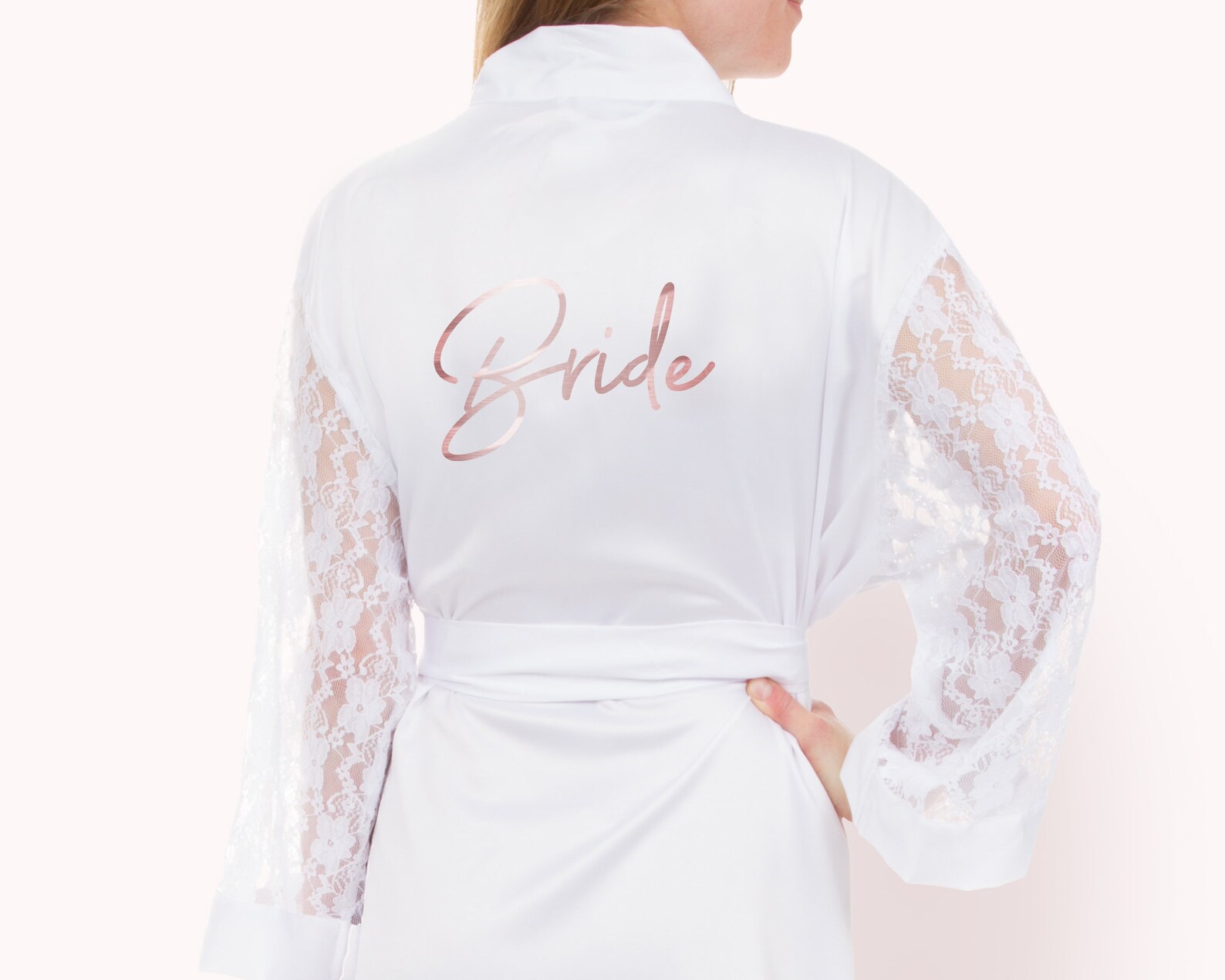 Personalized Robe Lace Satin Robe Custom Birthday Gift for - Etsy