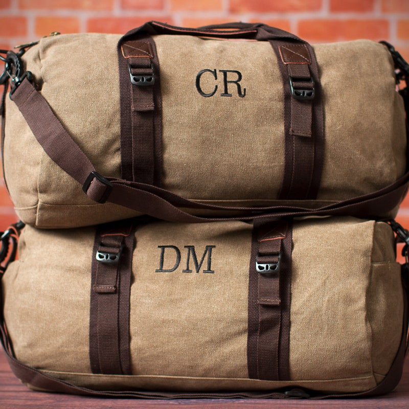 Canvas Duffle Bag - Etsy