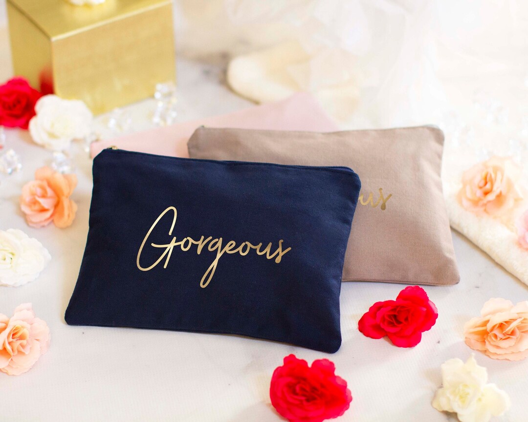 Gorgeous Cosmetic Bag, Canvas Makeup Case, Corporate Gift, Corporate ...