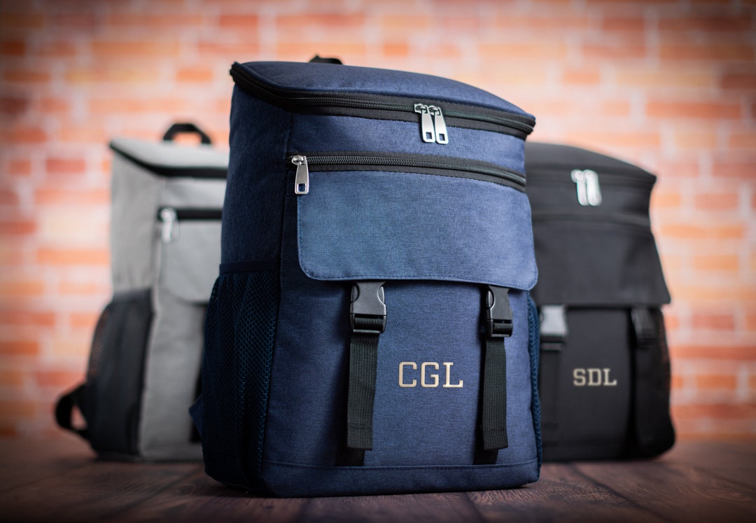 Personalized Groomsmen Gift Large Cooler Backpack, Monogrammed Whisky ...