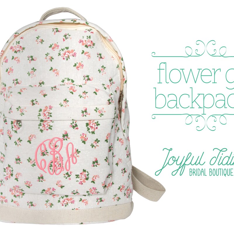 Floral Backpack - Etsy