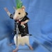 Taxidermie Rat Punk Taxidermy Rat Punk Cabinet of Curiosity Oditties - Etsy