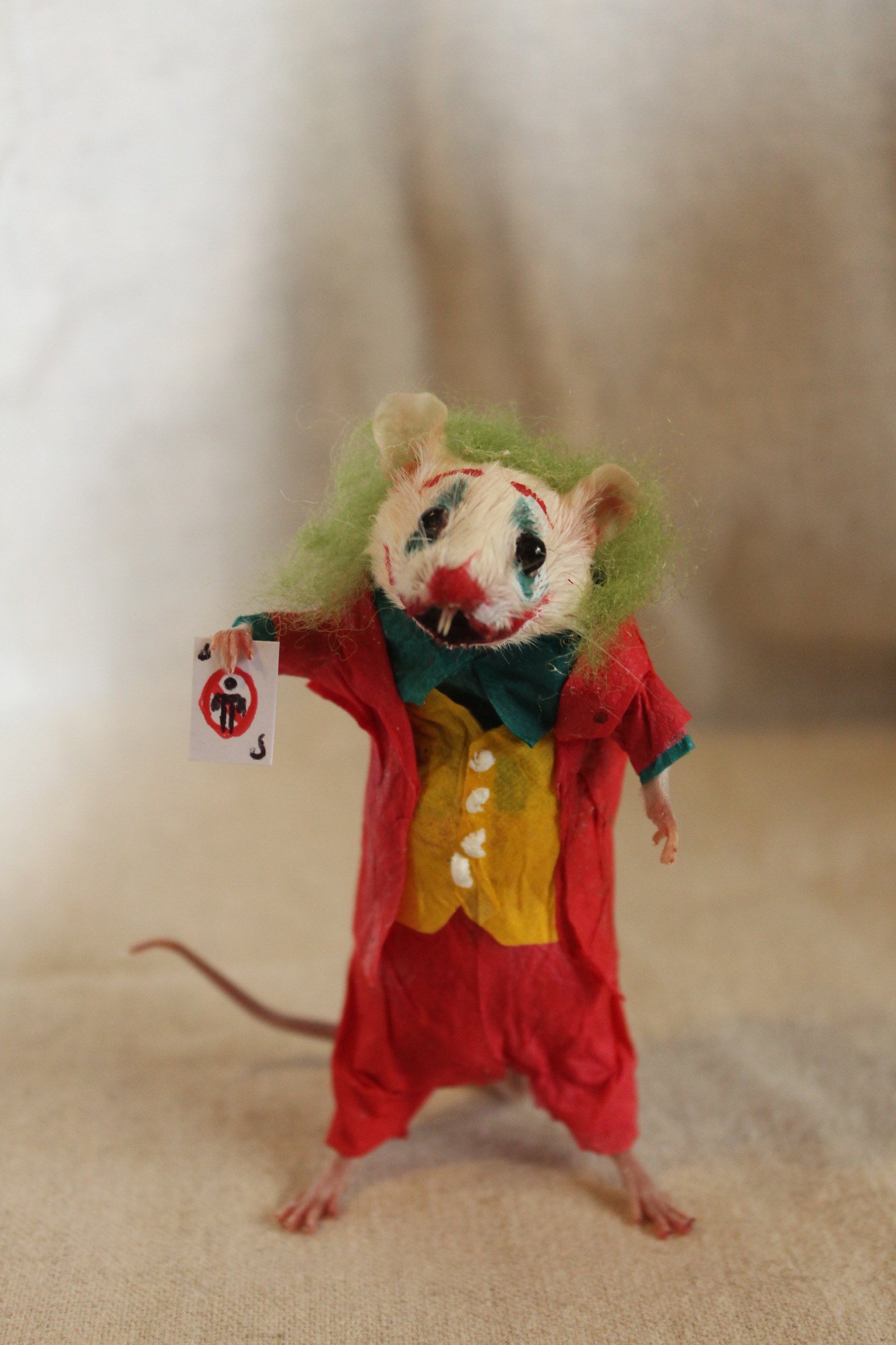 Taxidermy Rat Joker Mouse Taxidermy Anthropomorphic Rat - Etsy UK